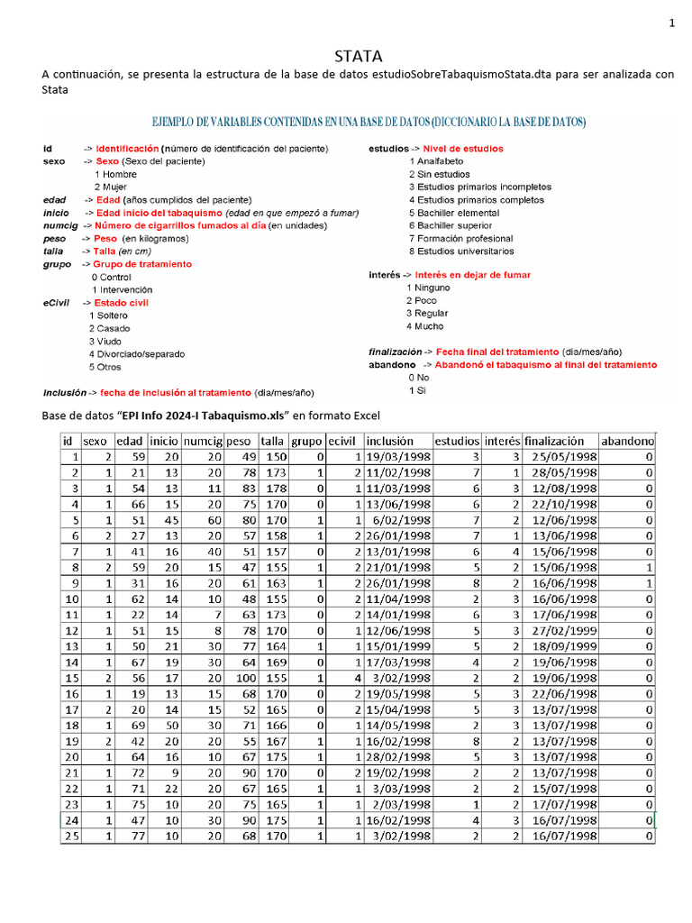 Comando Stata | PDF | Archivo de computadora | Informática