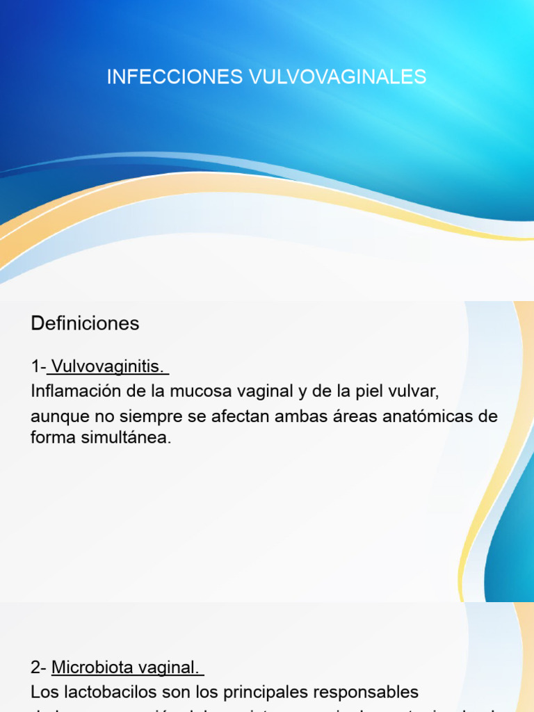 INFECCIONES VAGINALES | PDF | Ciencias de la Salud | Salud pública
