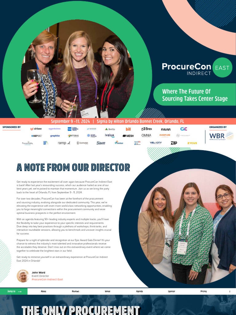 Procurecon Indirect East 2024 Preliminary Brochure Final | PDF ...