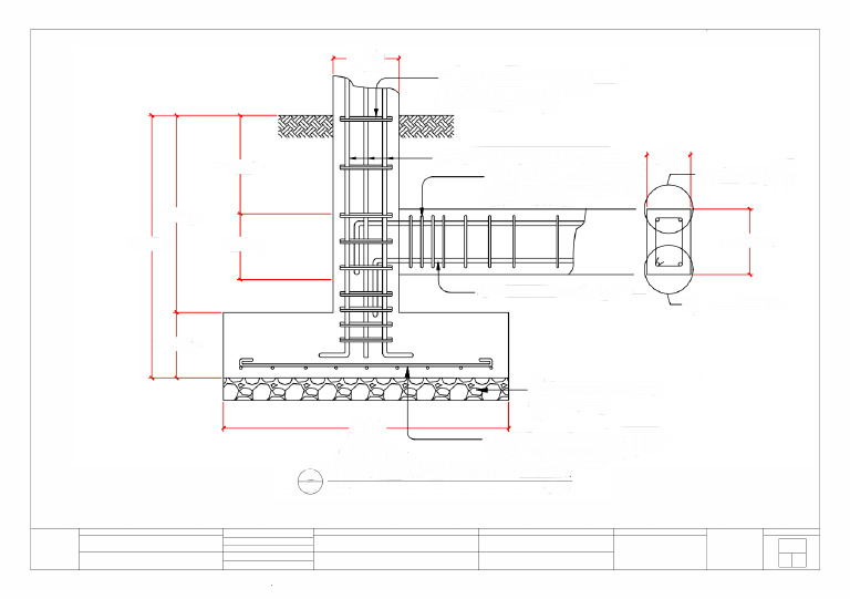 Column Footing and Tie Beam Details | PDF