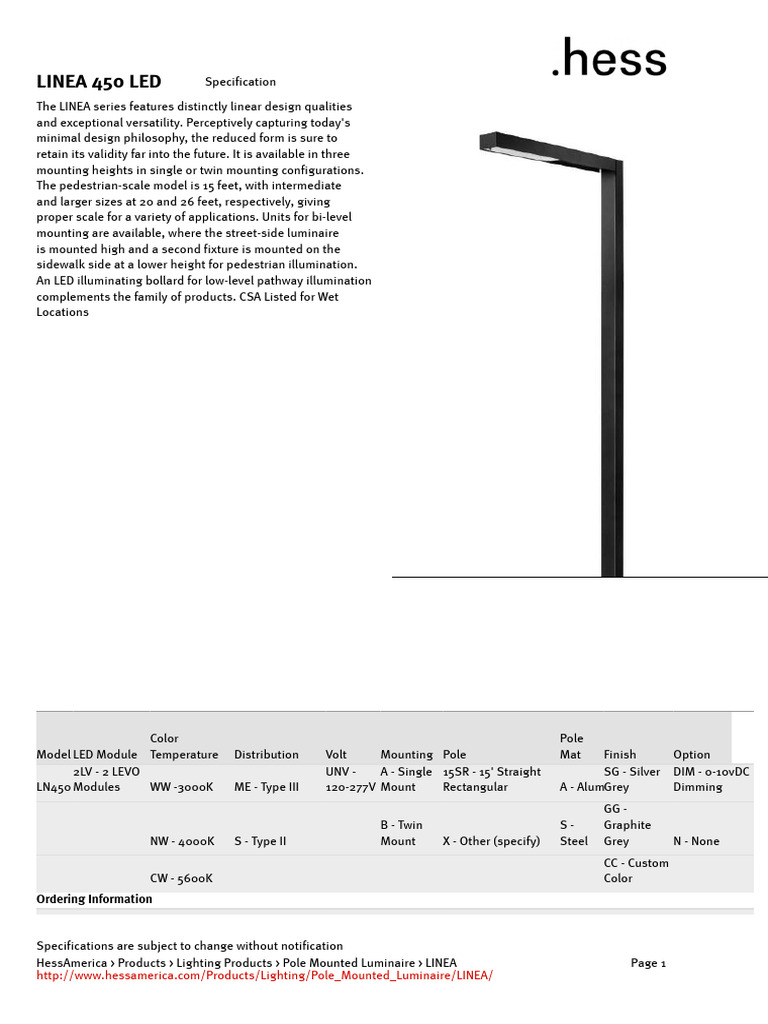 LINEA | PDF | Light Emitting Diode | Pipe (Fluid Conveyance)