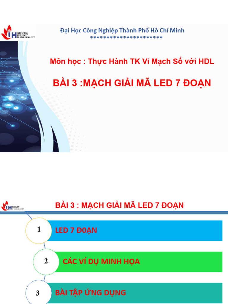 Bai 3 - Mach Giai Ma Led 7SEG - SV | PDF