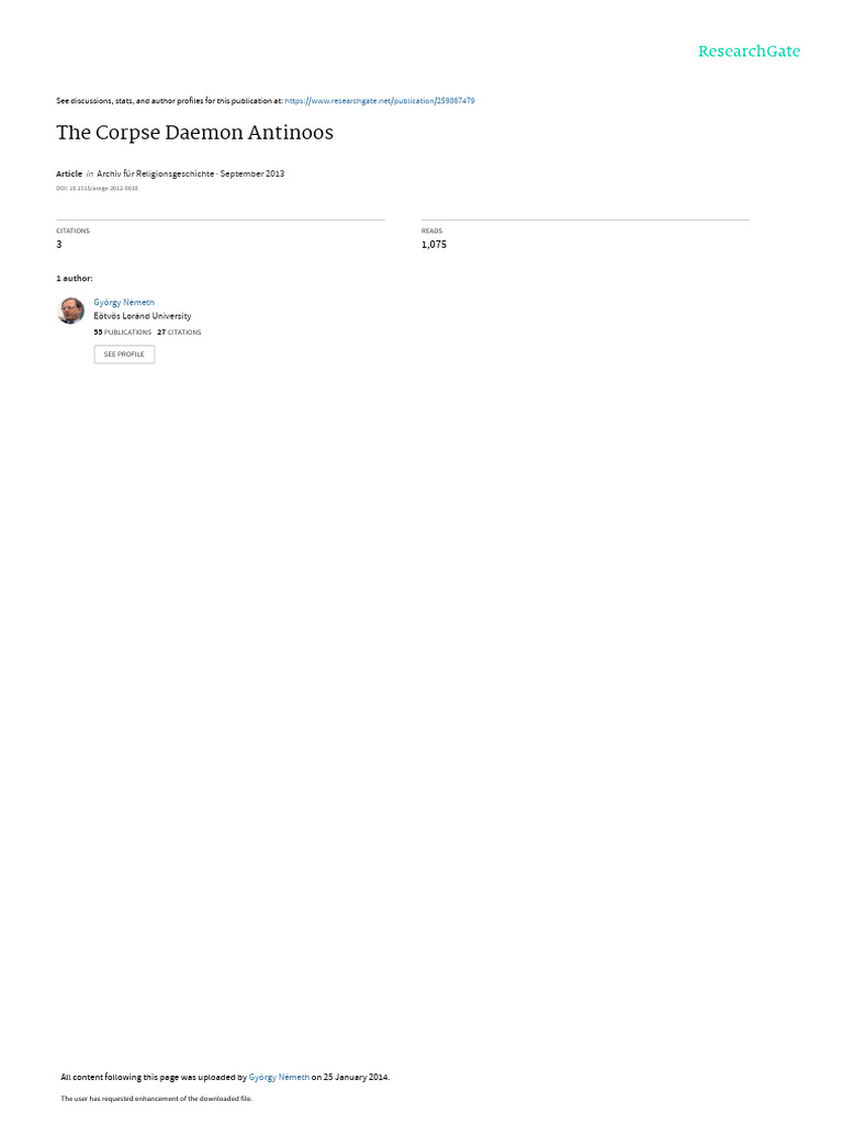 CorpseDaemon Nemeth | PDF