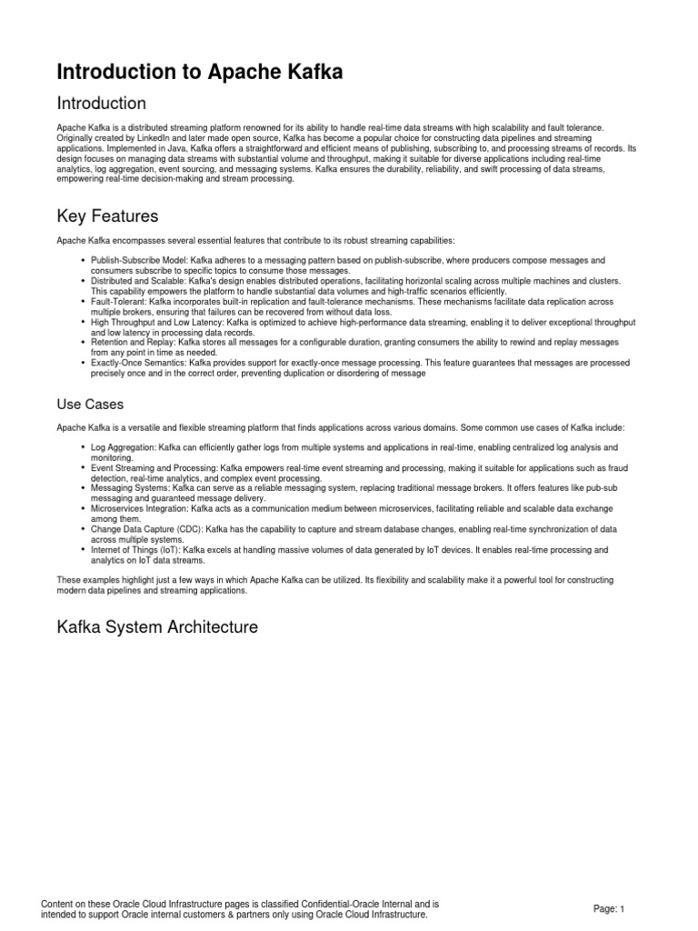 Introduction To Apache Kafka - 070224-1155-334 | PDF | Replication (Computing) | Internet Of Things