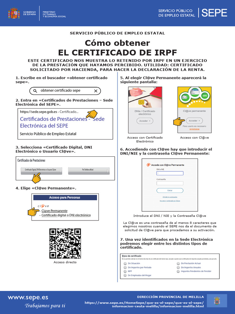 10 Certificado - IRPF | PDF | Contraseña | Informática