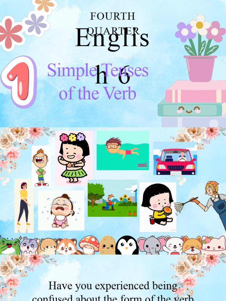 Simple Tenses of Verbs Explained | PDF | Grammatical Tense | Subject ...