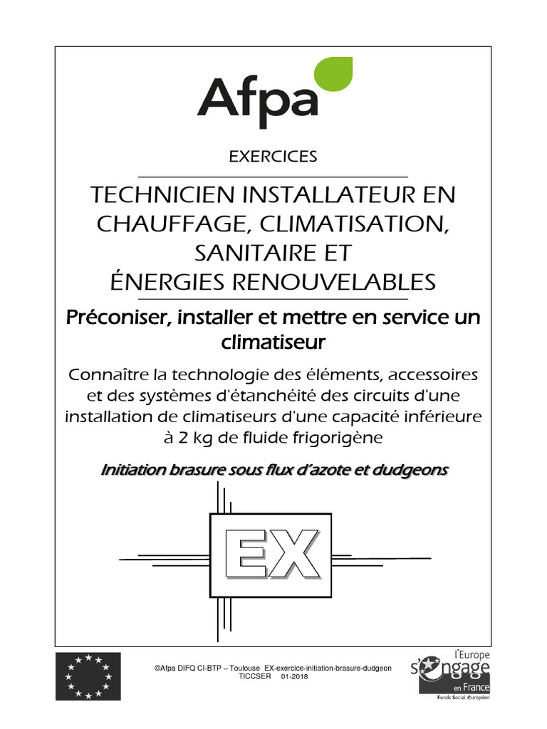 Initiation à la Brasure et Dudgeons | PDF | Climatisation | Brasage