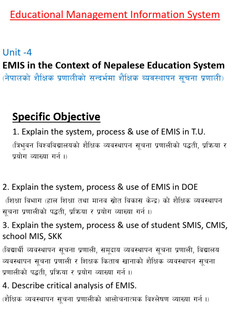 Unit 4 EMIS | PDF | Science