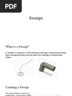 Swept Cut Feature in Solidworks PDF | PDF