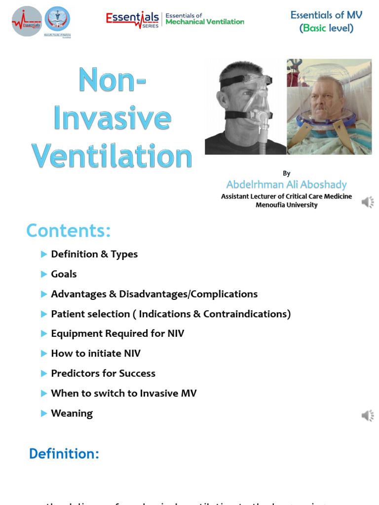 3-2 NIV | PDF | Chronic Obstructive Pulmonary Disease | Medical Specialties