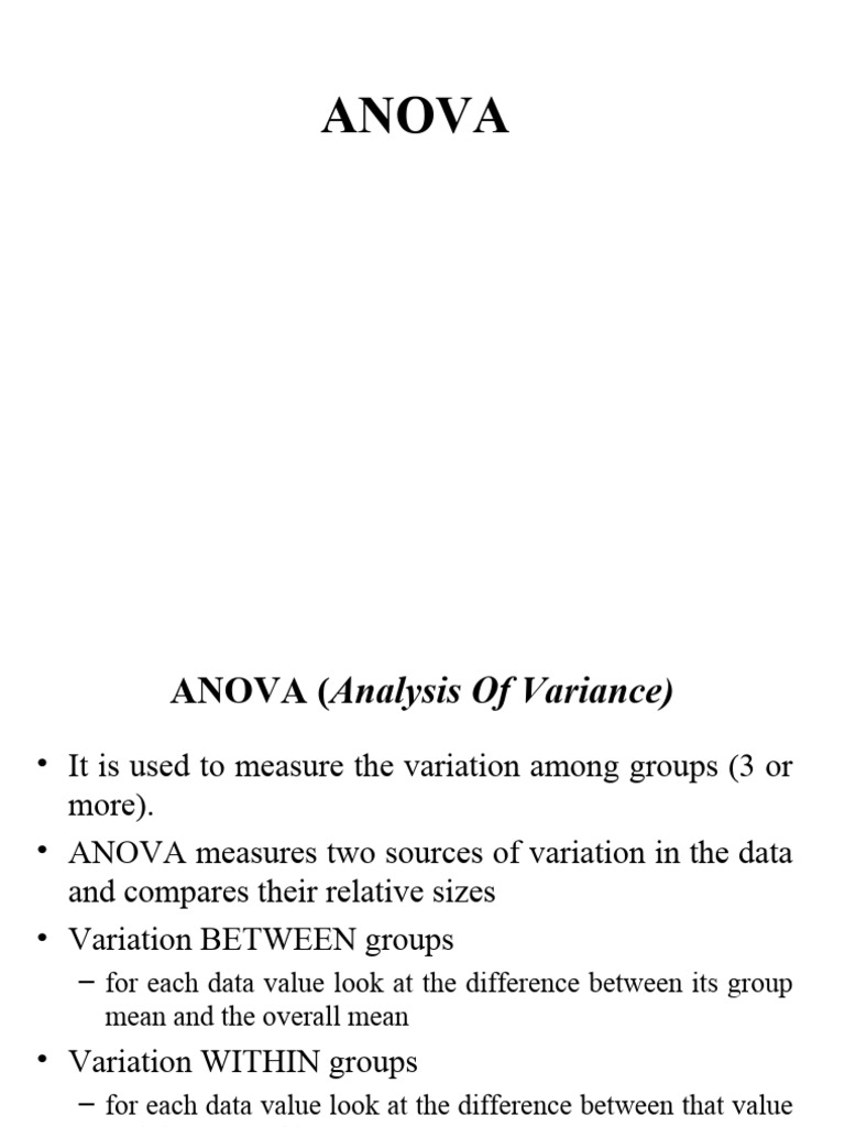 Anova Pdf F Test Analysis Of Variance 0313