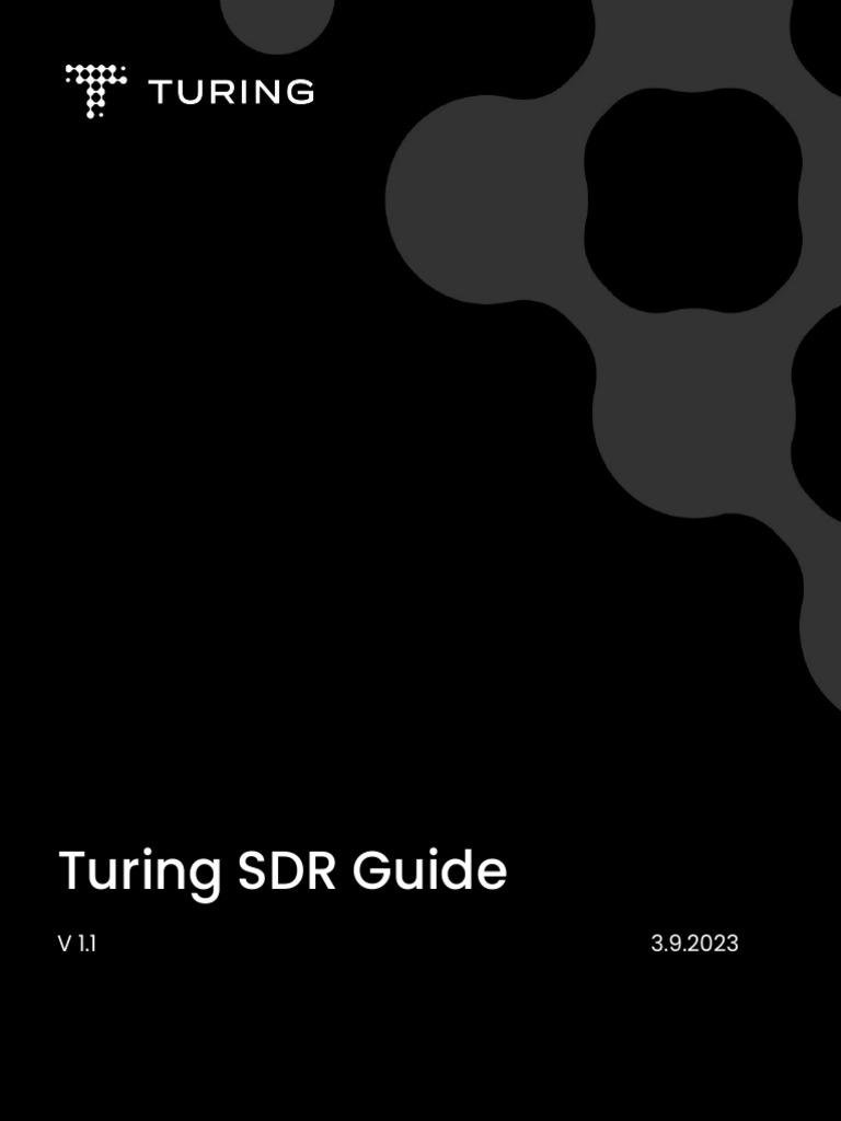 Turing SDR Guide | PDF | Artificial Intelligence | Intelligence (AI ...