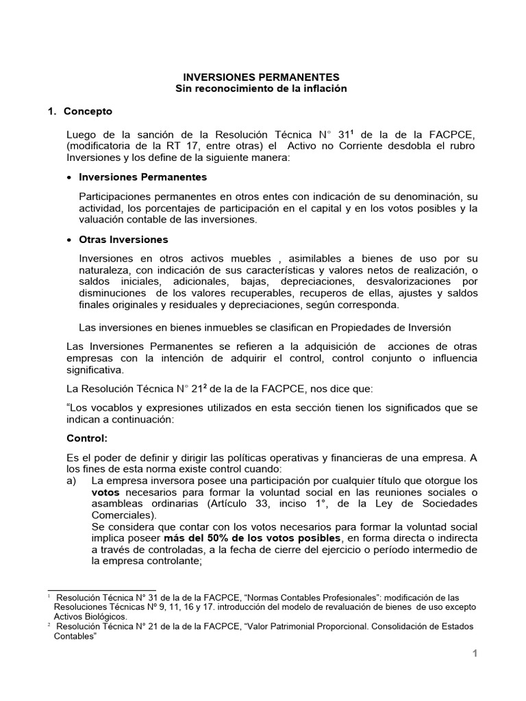 10 Inversiones Permanentes | PDF | Contabilidad | Compartir (Finanzas)
