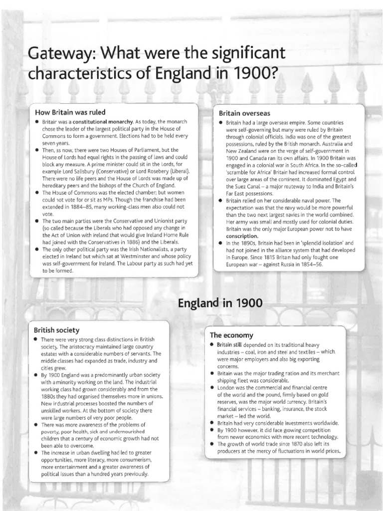 Orange Textbook: 1900-1918 | PDF