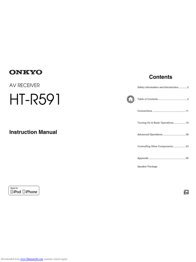 htr591 Instruction Manual | PDF | Ac Power Plugs And Sockets | Electrical Connector