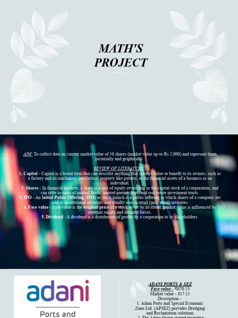Maths Project | Download Free PDF | Stocks | Initial Public Offering