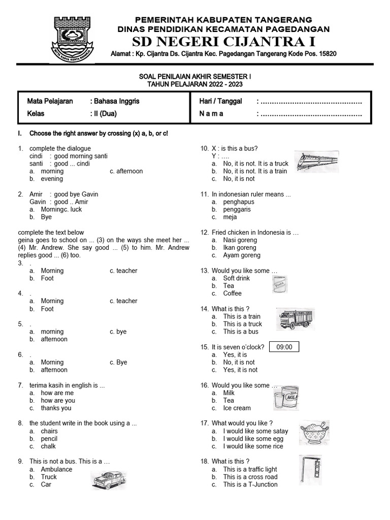 Bhs. Inggris SM.1 | PDF | Foods | Cuisine