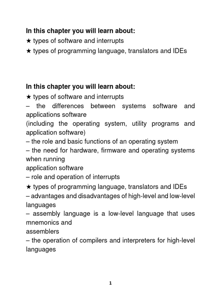 Chapter 4 - Software | PDF | Computer File | Software