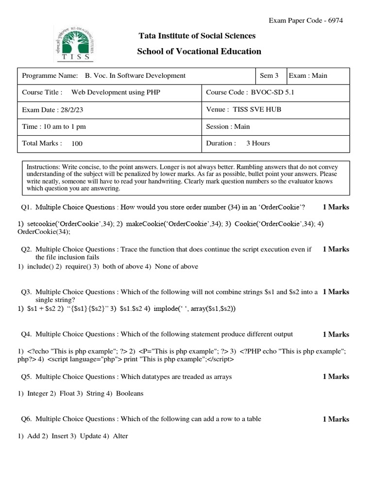 Webdevelopmentusingphp 3 Pdf Php Boolean Data Type