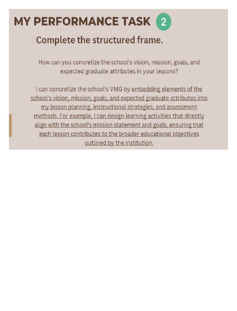 performance task 2 | PDF