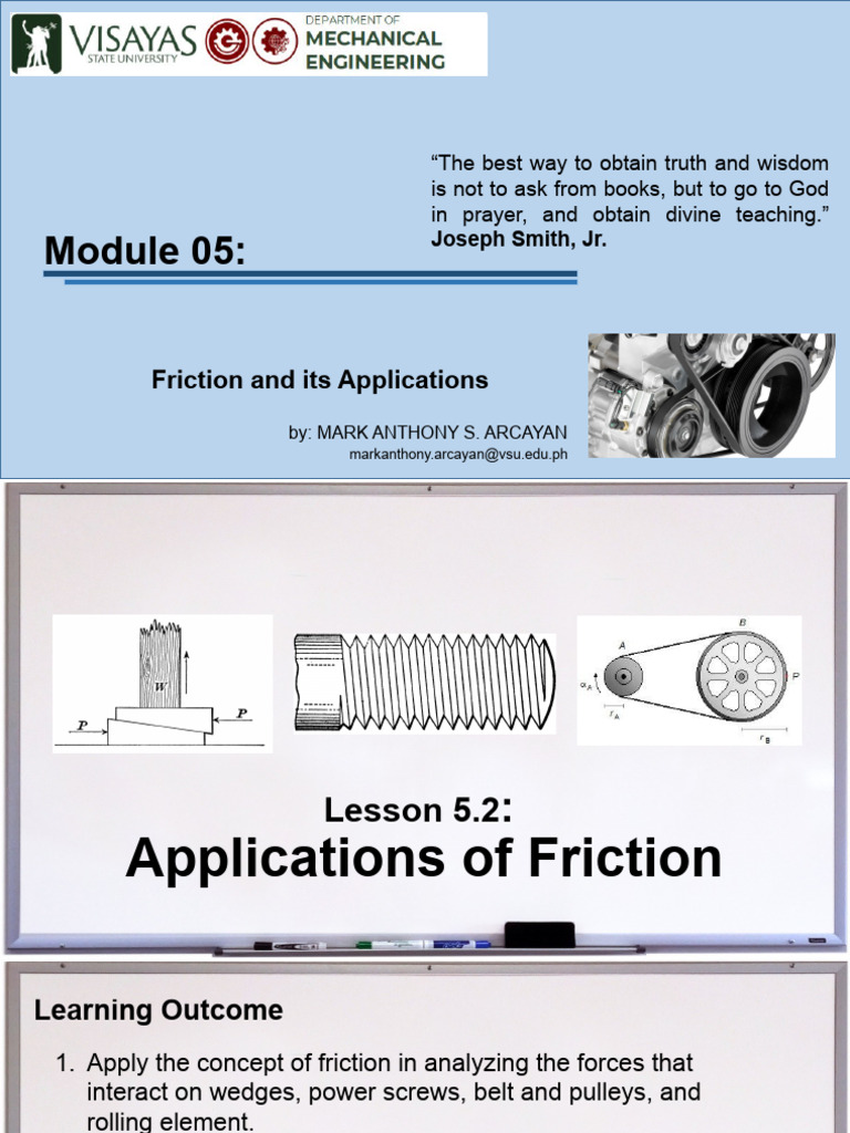 ESci123m - M5 L2 | PDF | Belt (Mechanical) | Torque
