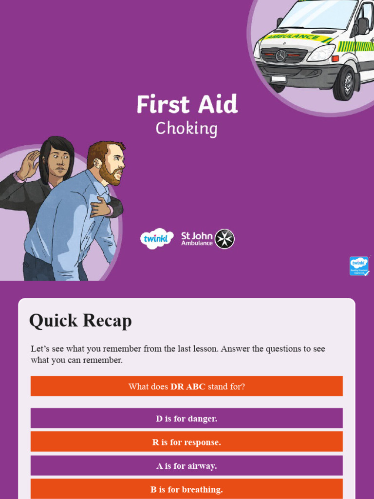 Choking Powerpoint Download Free Pdf Medical Emergencies