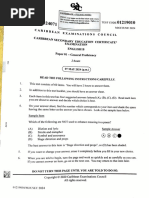 CSEC Maths June 2019 Paper 2 | PDF