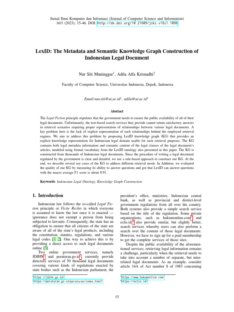 1096-Article Text-3052-1-10-20230301 | PDF | Resource Description Framework | Semantic Web