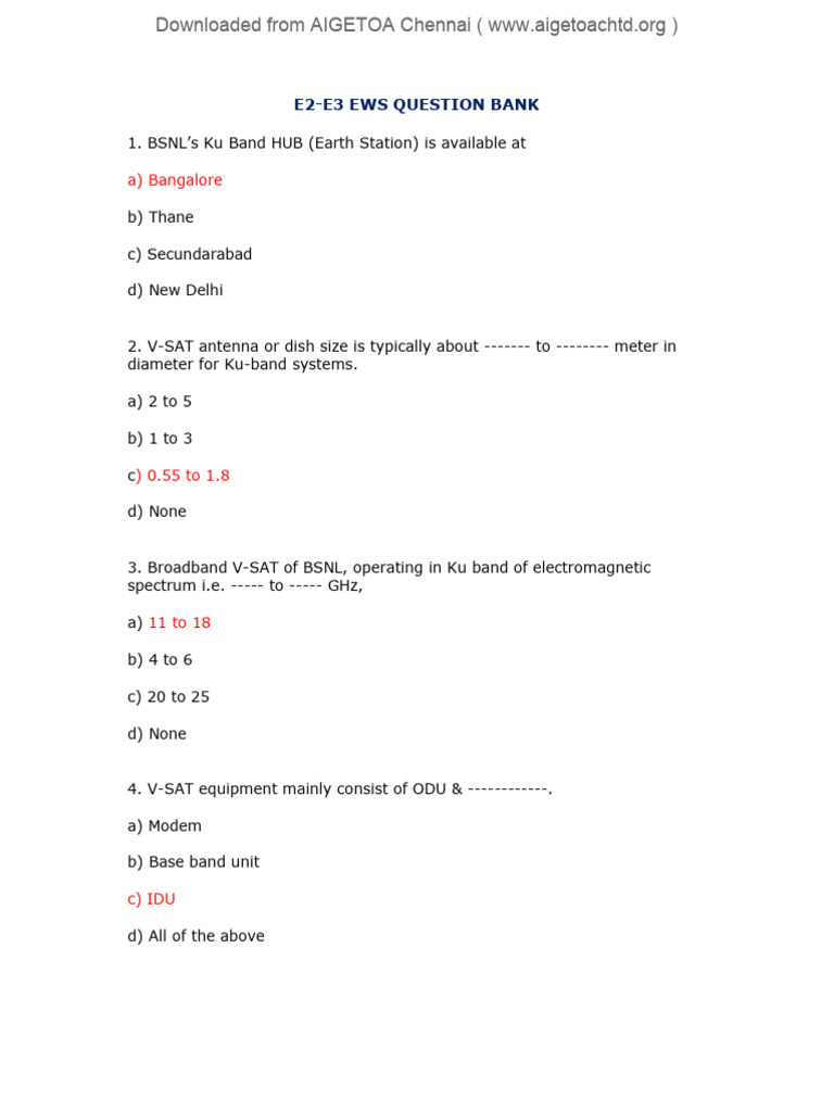 EB E2 E3 Question Bank I | PDF | Multiprotocol Label Switching | Networking