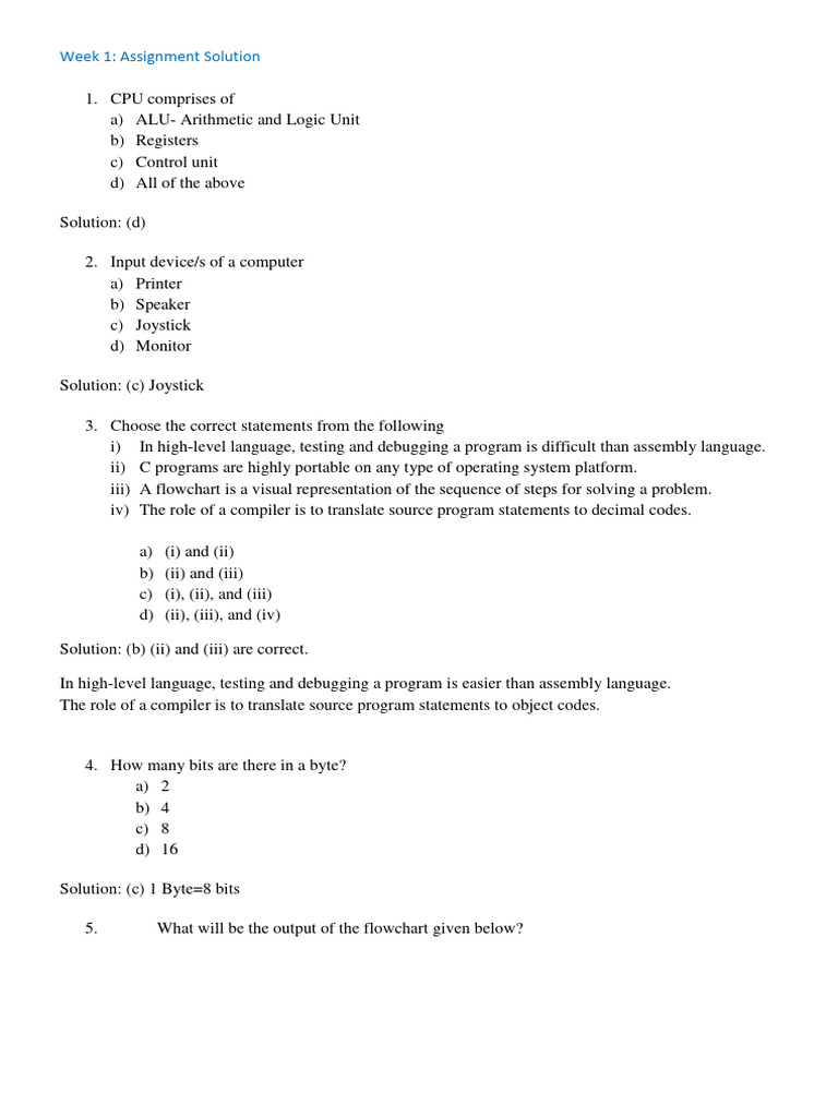 Assignment | Download Free PDF | Computer Program | Programming Assignment | Download Free PDF | Computer Program | Programming