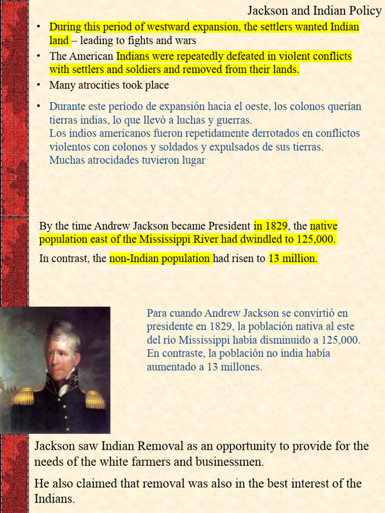 Jackson, J.K Polk and Westward Expansion Eng & Esp 23 | PDF | Whig ...