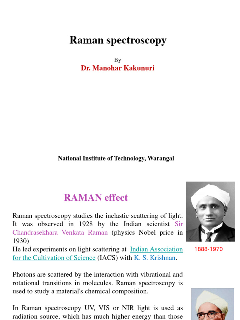 Understanding Raman Spectroscopy Basics | PDF | Infrared Spectroscopy ...