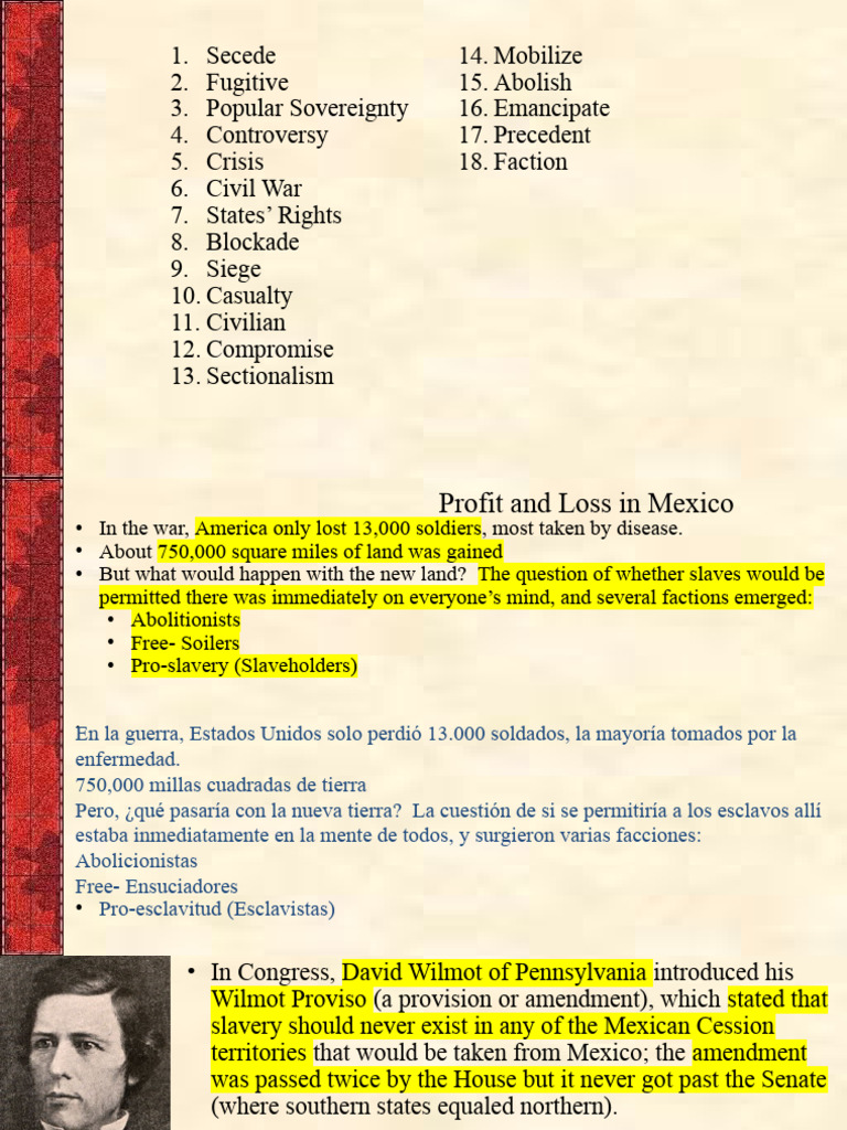 Antebellum Period To Civil War 2022 Eng & Esp | PDF | John Brown ...