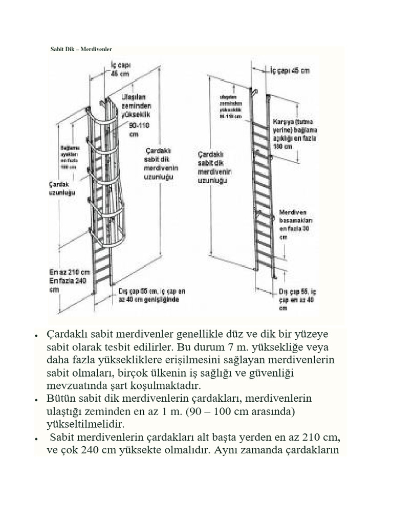 Gemici Merdiven Özellikleri | PDF