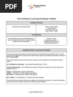 Exemplar Tutor Reports | PDF | Behavior Modification | Learning