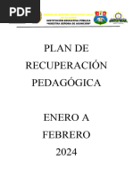Plan de Refuerzo Escolar 2025 | PDF | Evaluación | Aprendizaje
