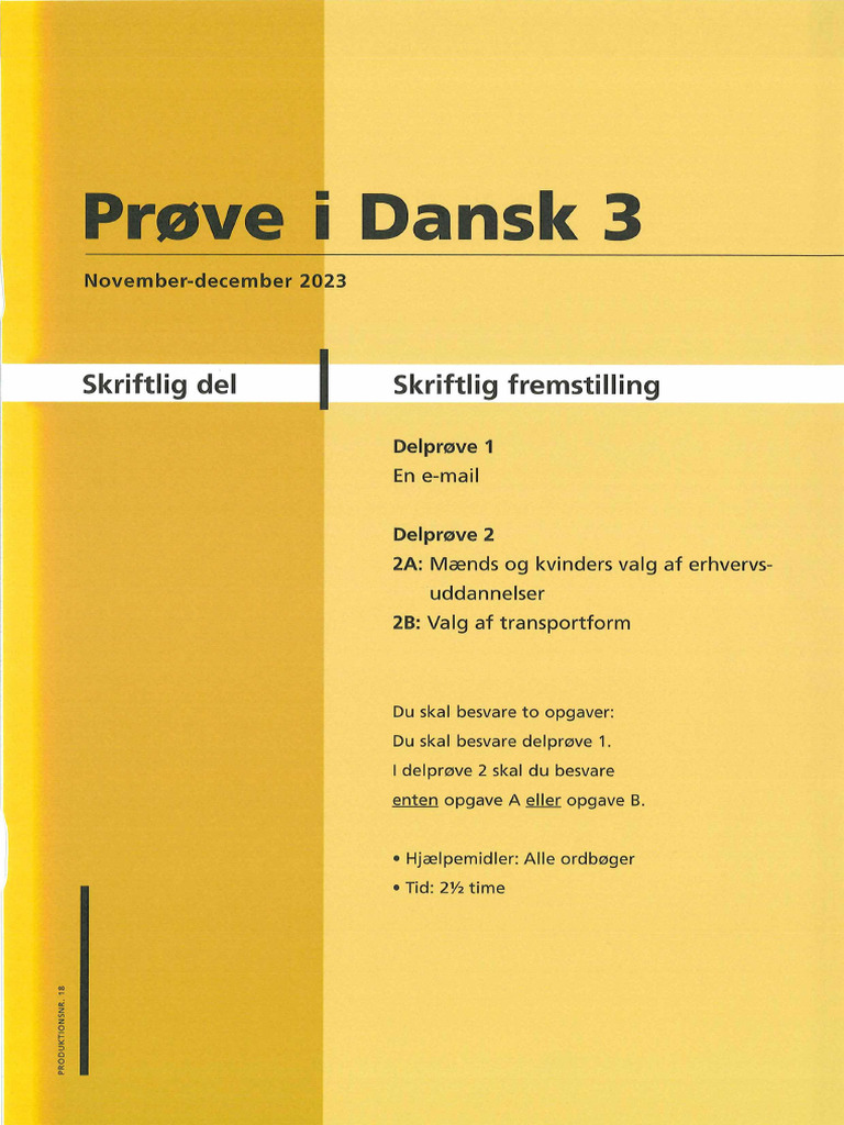 PD3 Nov23 Skriftlig Fremstilling | PDF