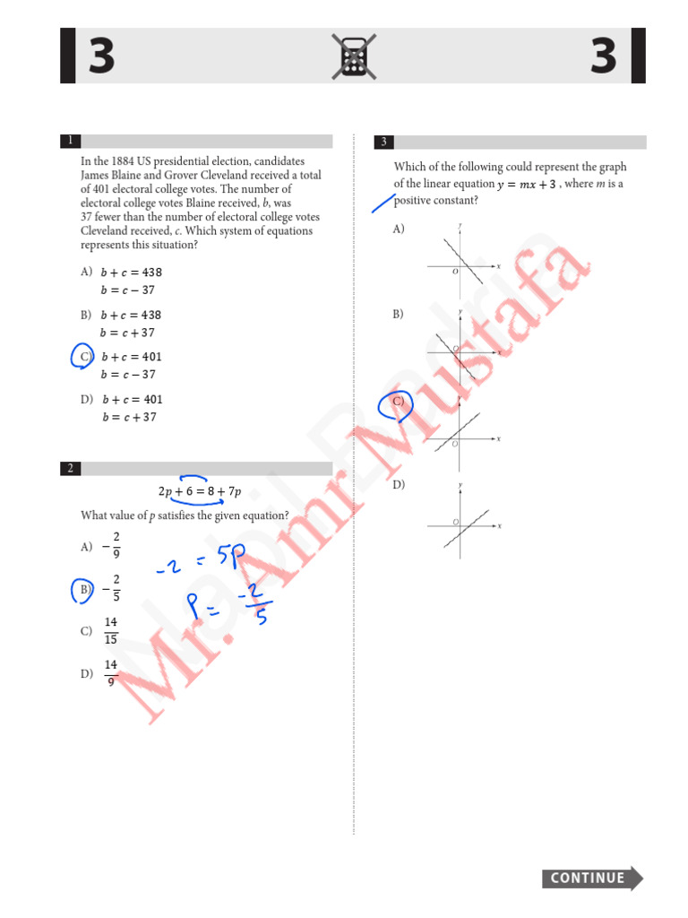 March 2022 US Math Explanation (Mr. Amr Mustafa) | PDF | Triangle ...