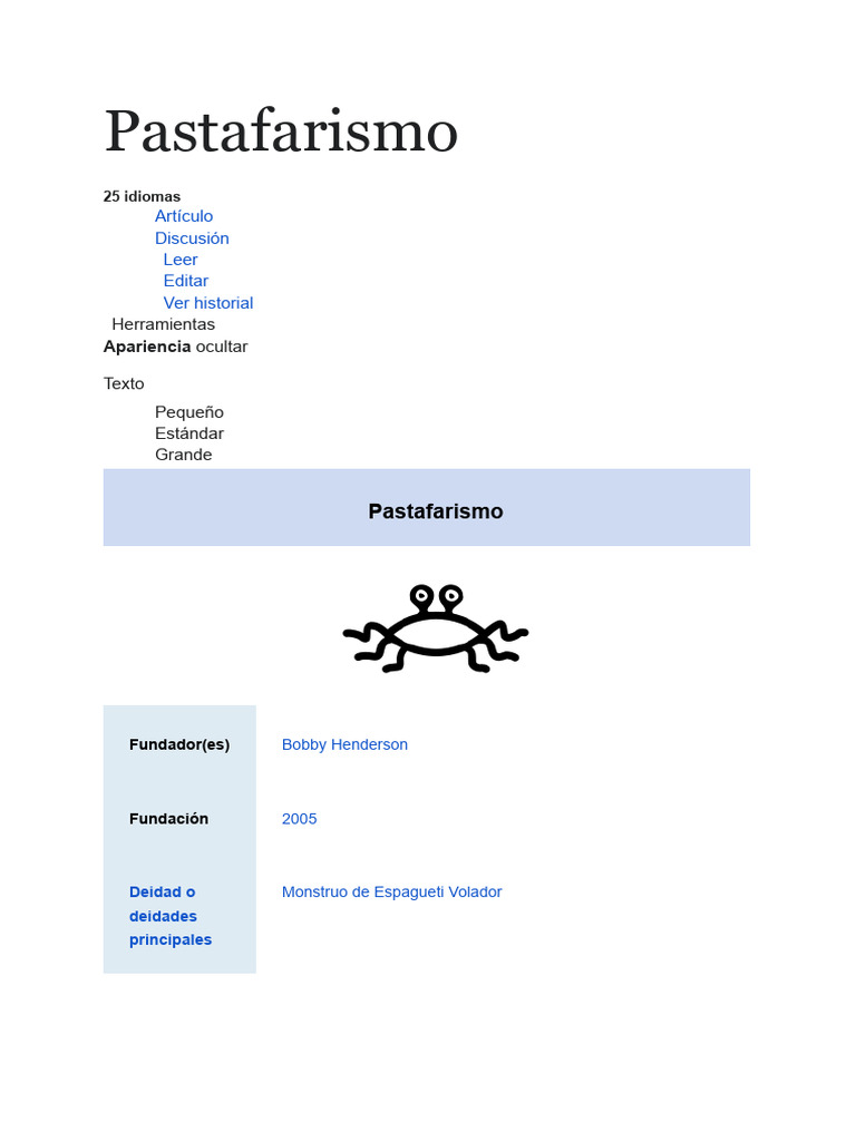 Que Es El Pastafarismo | PDF | Ciencias sociales | Filosofía