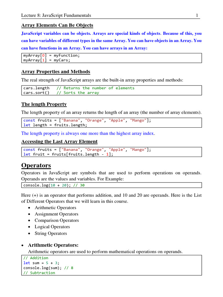 PIS Lect8 | PDF | Logarithm | Java Script