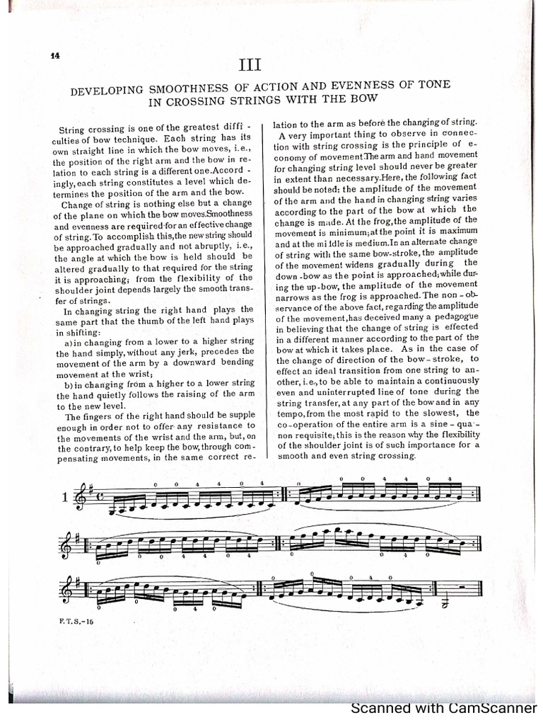 DOUNIS String Crossing 1+2 | PDF