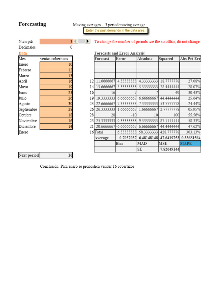 MÃ©todos Cuantitativos de Pronã Sticos 604B | PDF | Forecasting ...