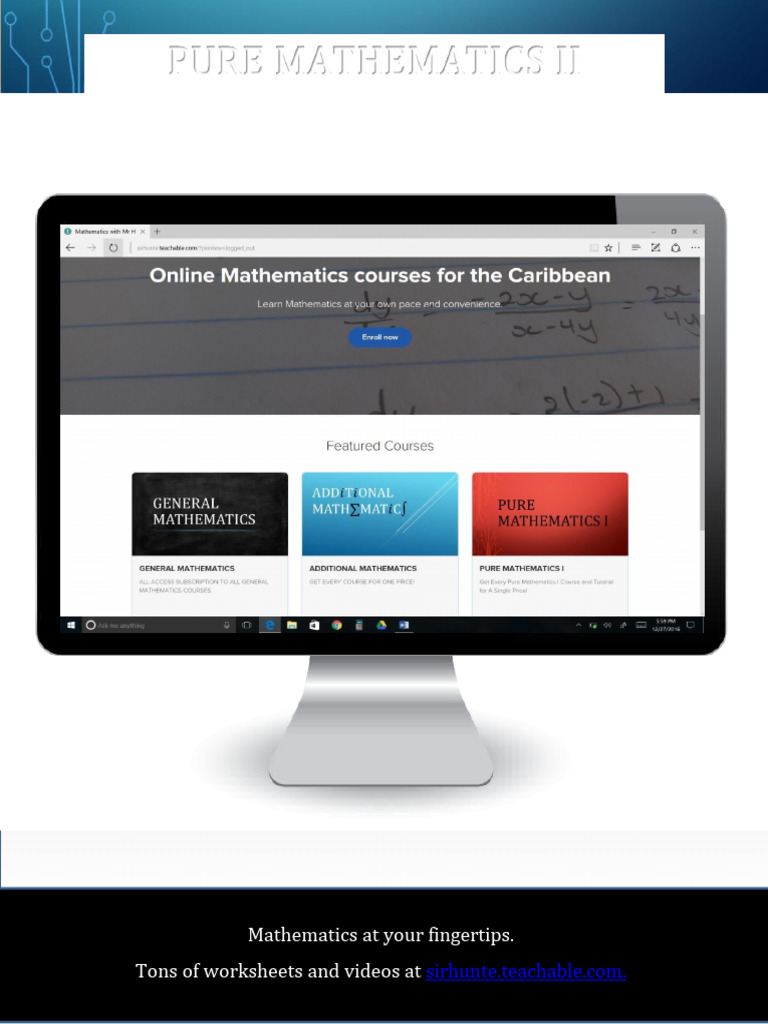 Cape Unit 2 Pure Mathematics Notes | PDF | Complex Number | Matrix ... Cape Unit 2 Pure Mathematics Notes | PDF | Complex Number | Matrix ...