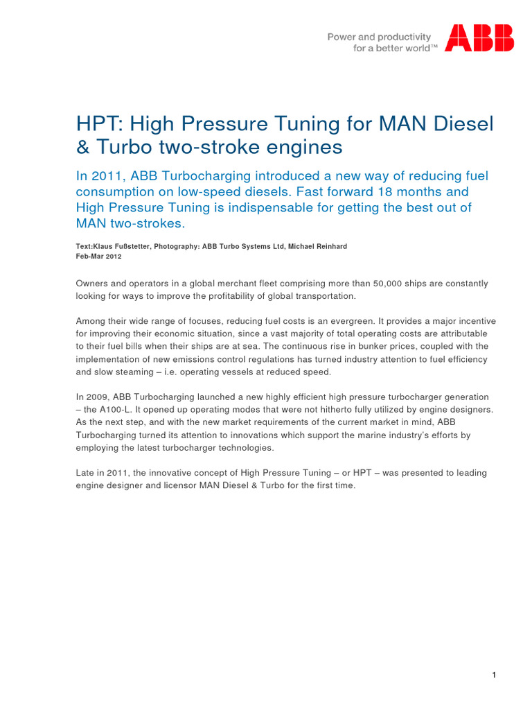HPT HighPressureTuning | PDF | Internal Combustion Engine | Diesel Engine