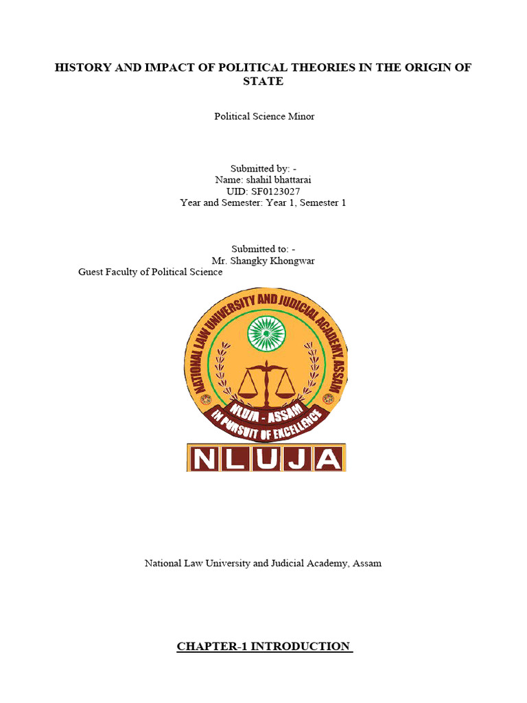 Pol SC Project Final Word Doc | PDF | State (Polity) | Feminism