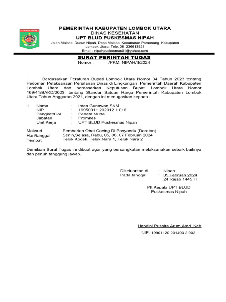 SPT Perjadin-1 | PDF