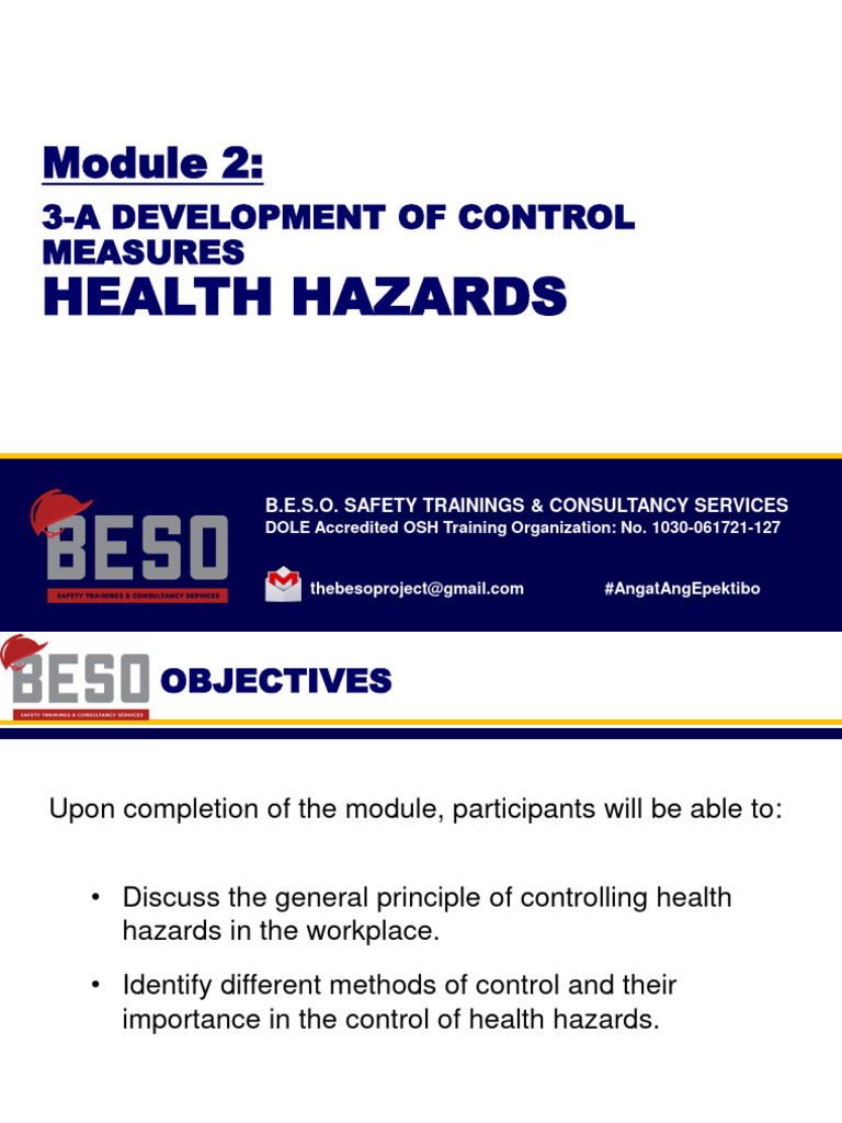 Module 2 - 3a Control Measures of Health Hazards | PDF | Noise ...