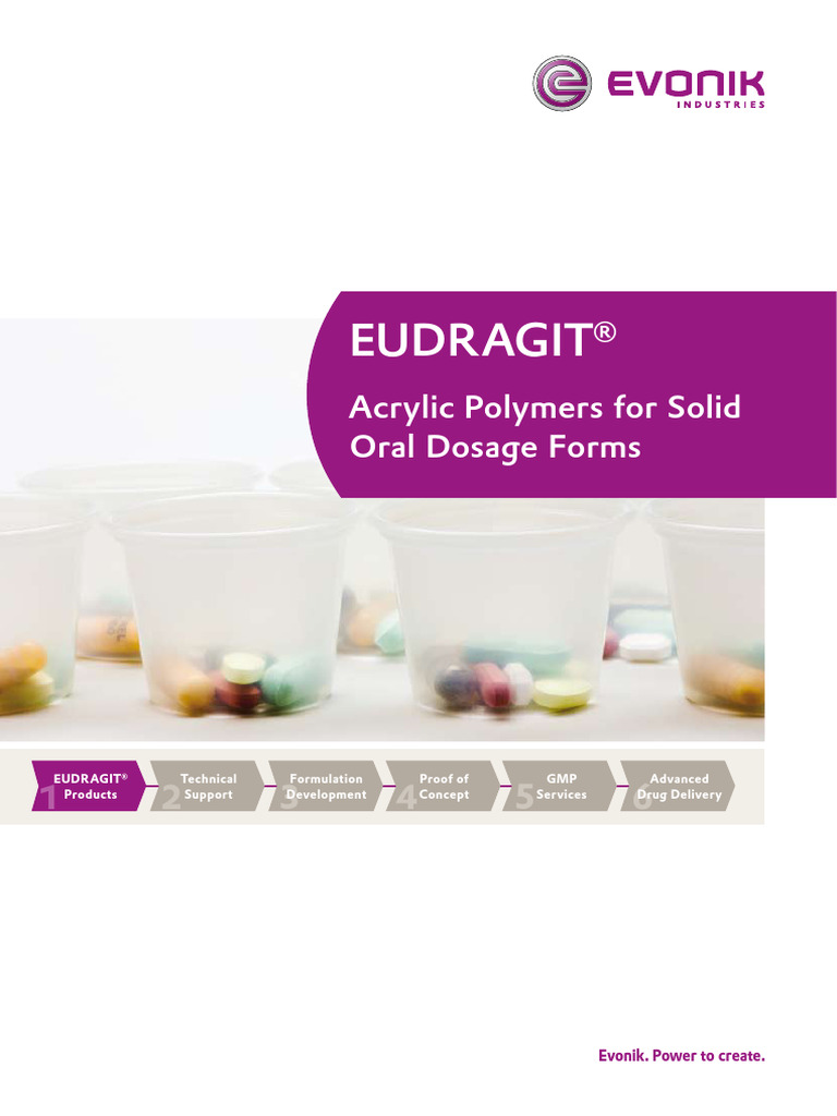 eudragit-rofarma | PDF | Tablet (Pharmacy) | Pharmaceutical Formulation