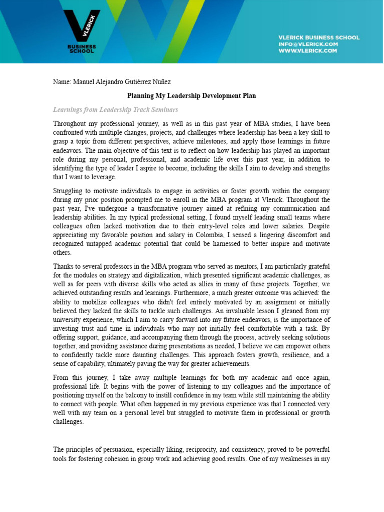 Leadership Final Assignment | PDF | Leadership | Motivational