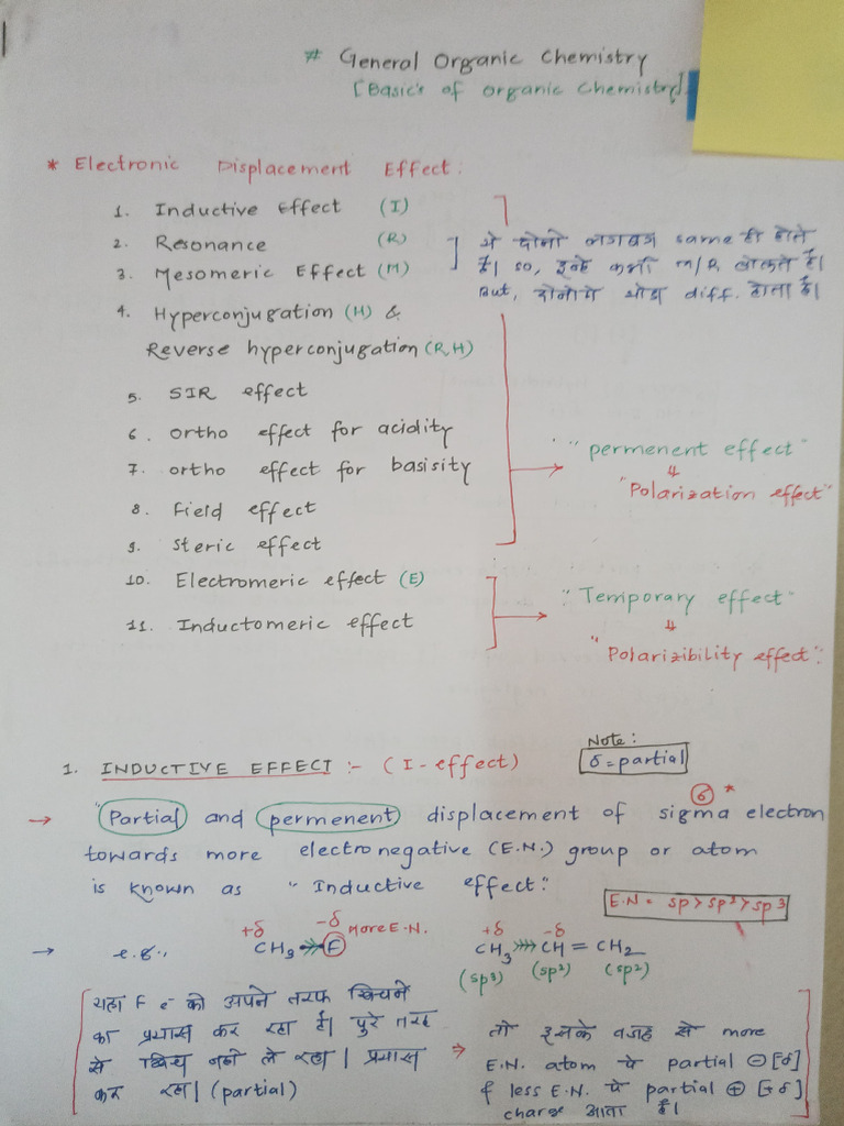 Part 1 GOC | PDF | Organic Chemistry | Chemistry
